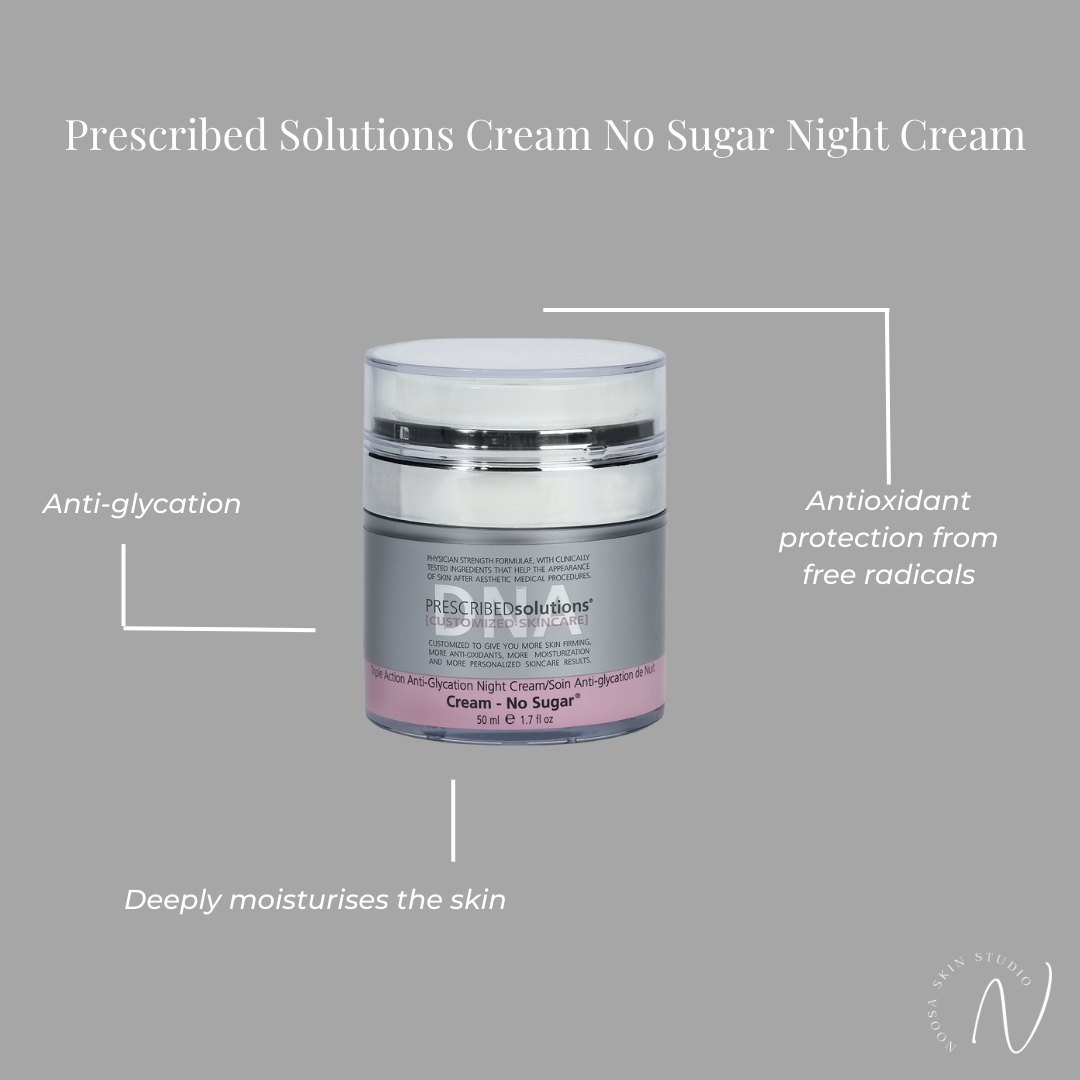 PRESCRIBED Solutions Cream No Sugar Night Cream 50ml – Noosa Skin Studio